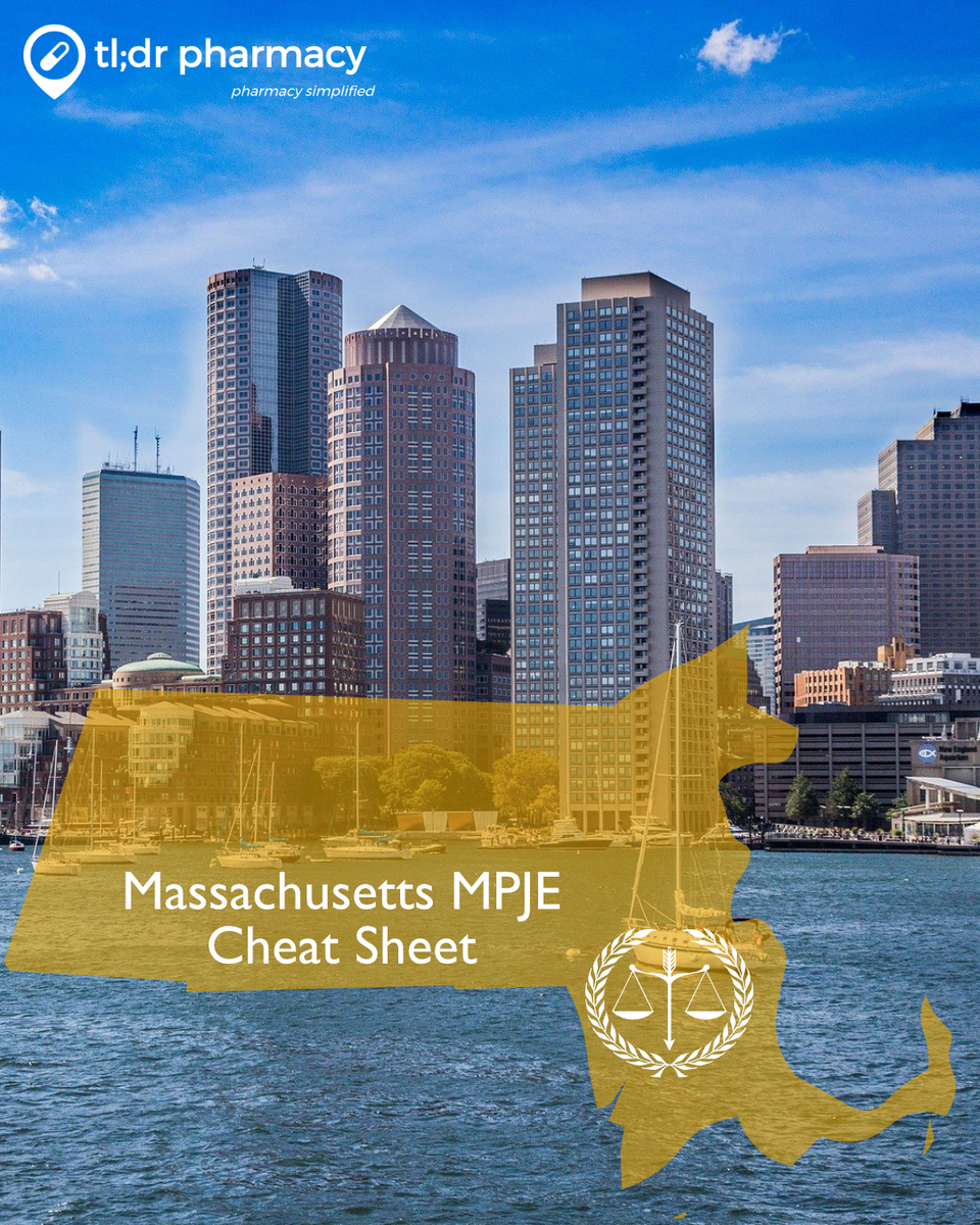 MPJE Cheat Sheet: Massachusetts – tl;dr pharmacy